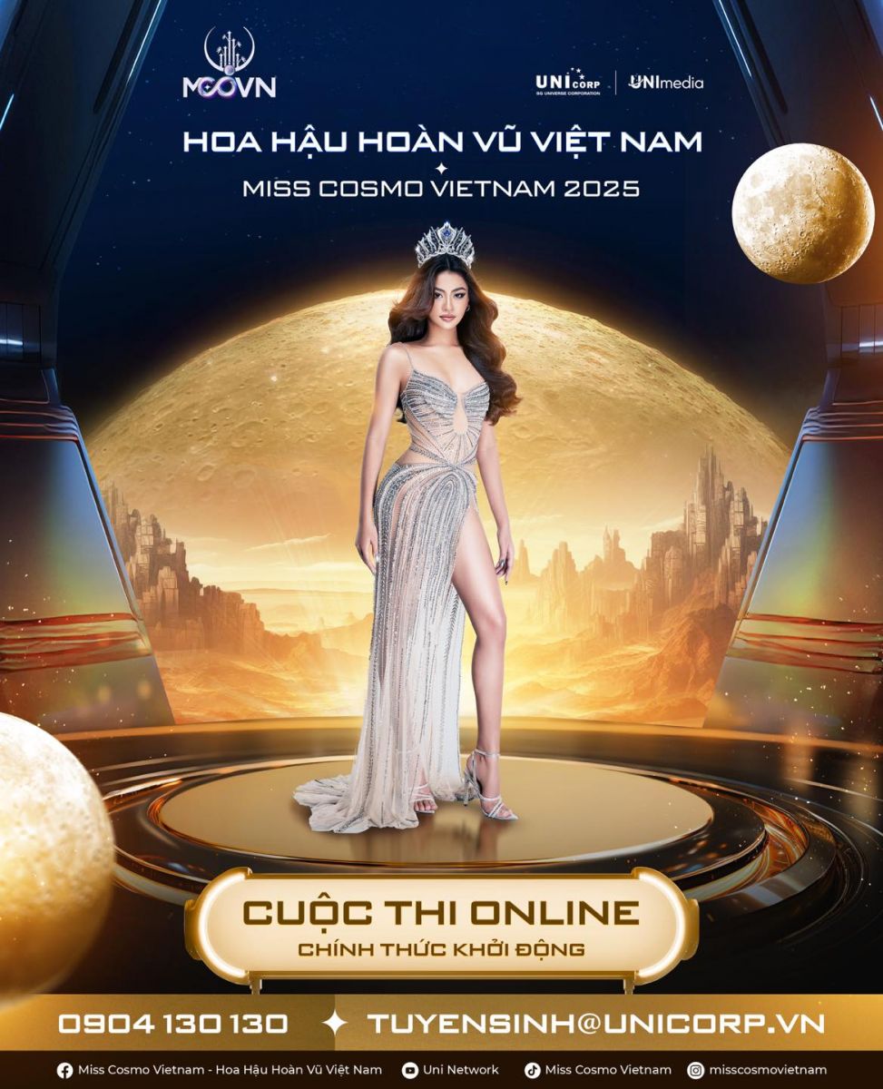 Chính thức khởi động cuộc thi online Hoa hậu Hoàn vũ Việt Nam 2025